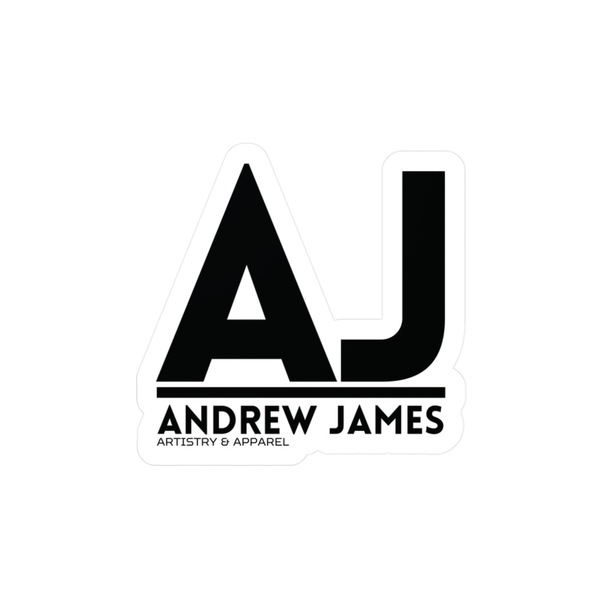 AJ Promotional Vinyl Decal – Andrew James Apparel